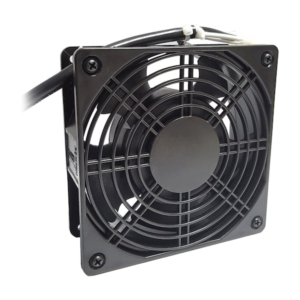 Quest Mfg 4" Square Fan, 80 Cfm, Black F04-1080 | Zoro